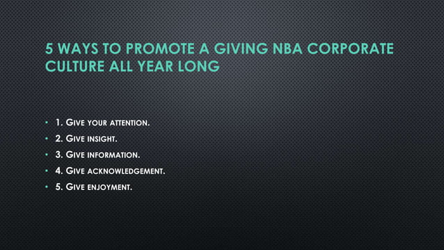Organizational culture of the nba slide | PPTX | Business ...