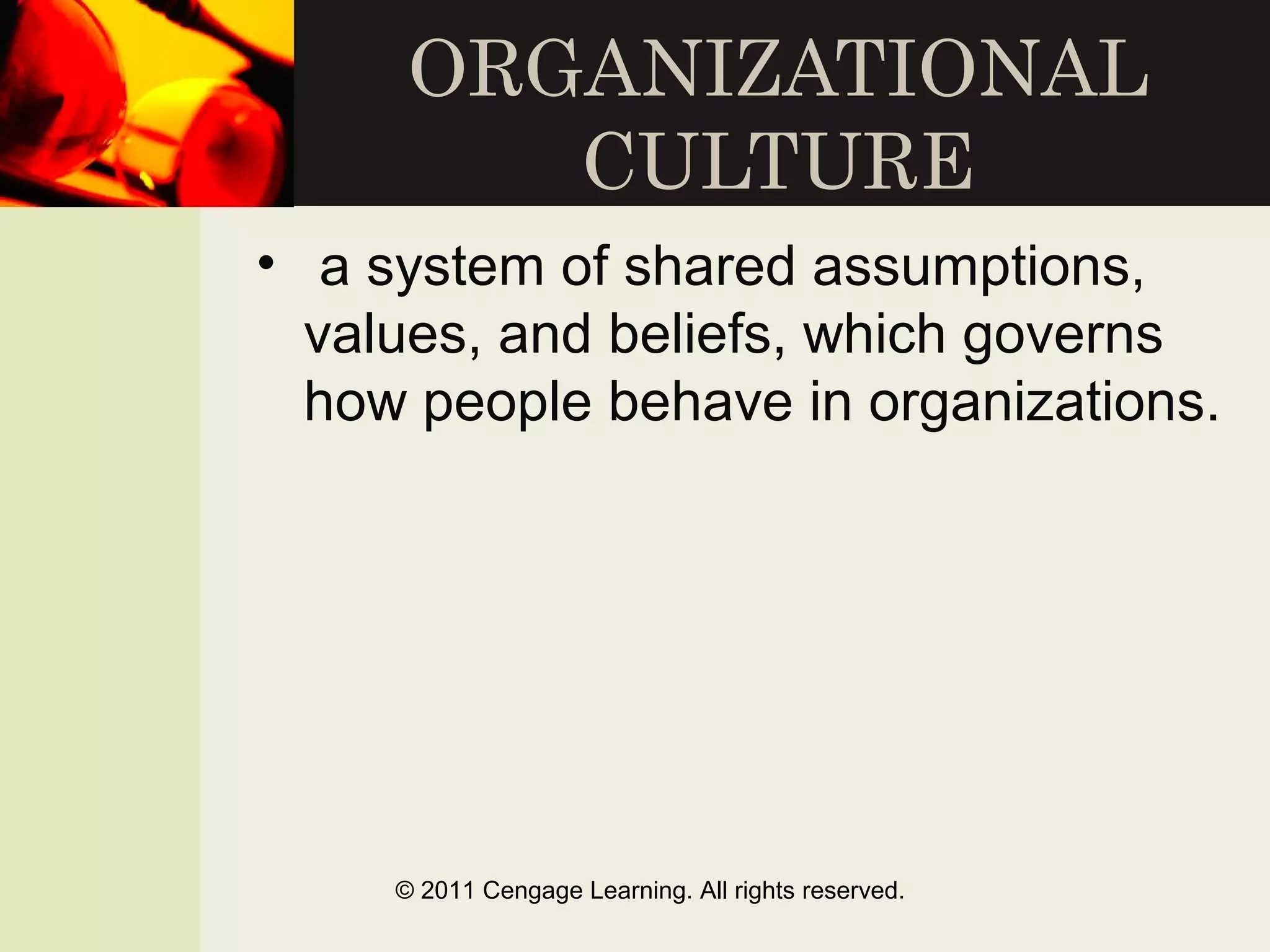 Organizational culture presentation | PPT