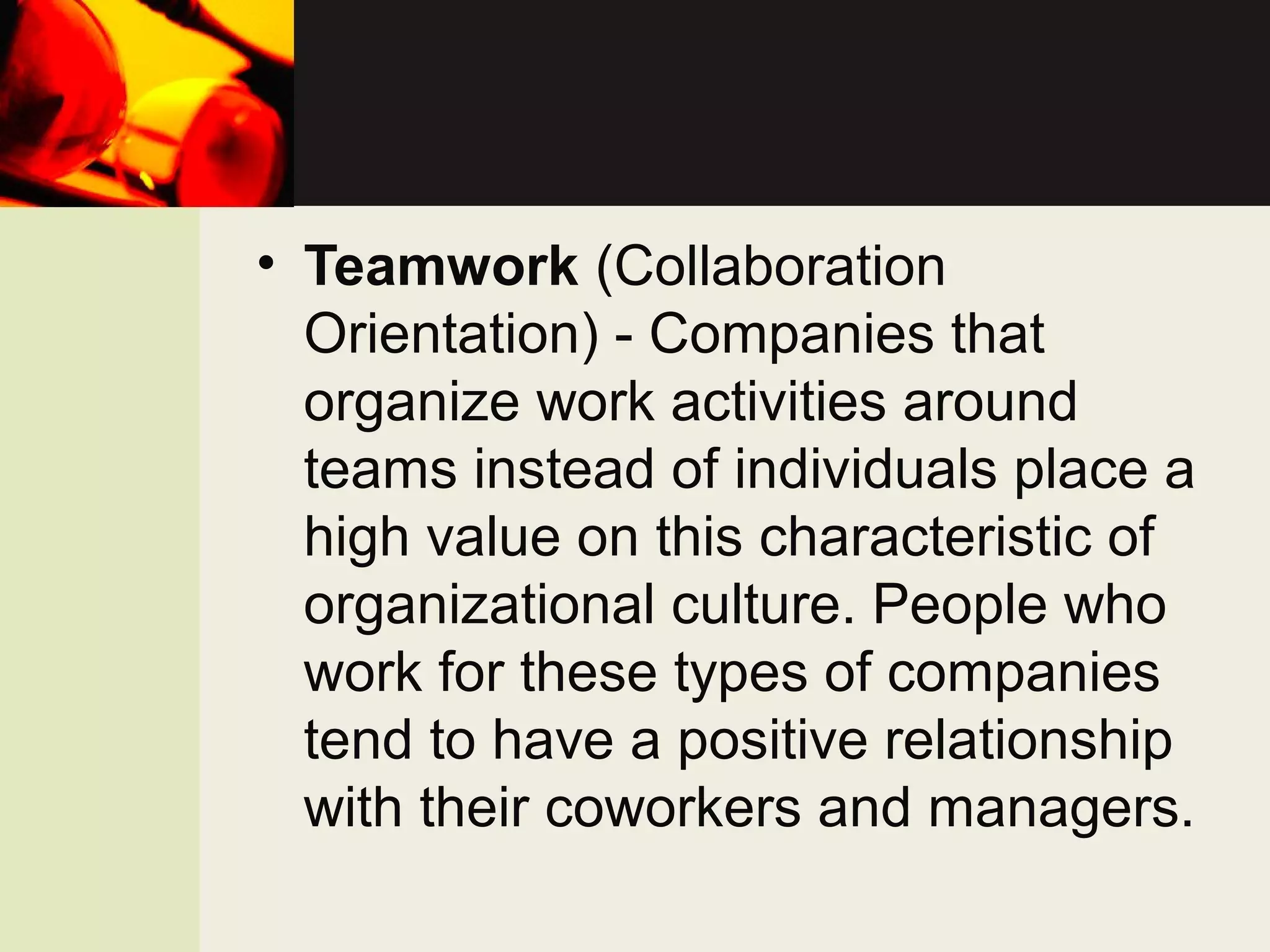 Organizational culture presentation | PPT