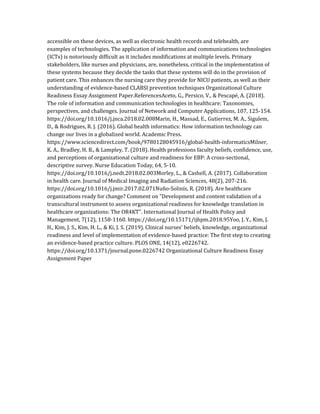 Organizational Culture Readiness Essay Assignment Paper.docx