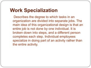 Organizational design | PPTX