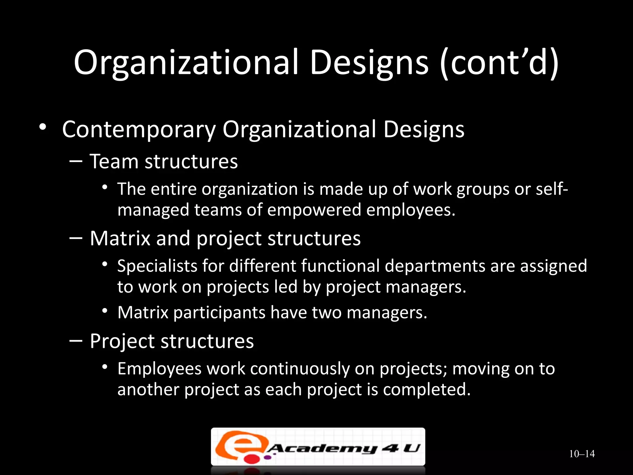 Organizational design | PPT