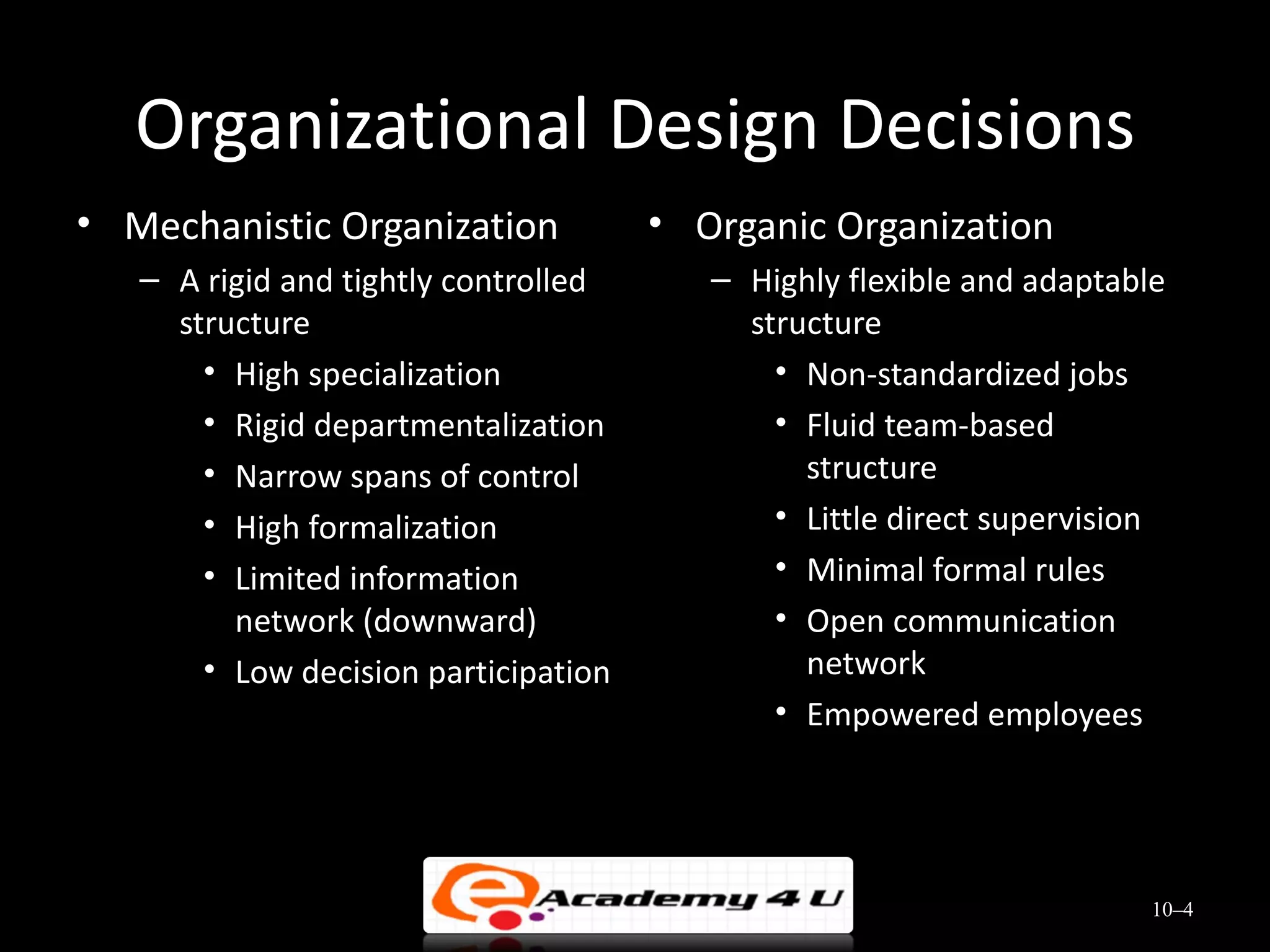 Organizational design | PPT