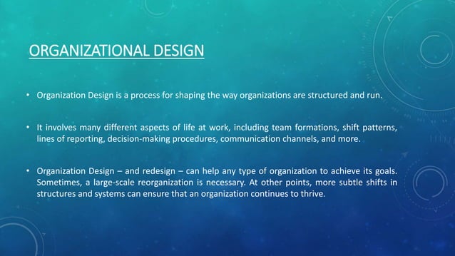 The Role of Strategic Direction in Organization Design | PPT
