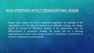The Role of Strategic Direction in Organization Design | PPT