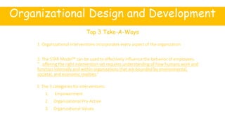 Organizational Design and Development | PPTX