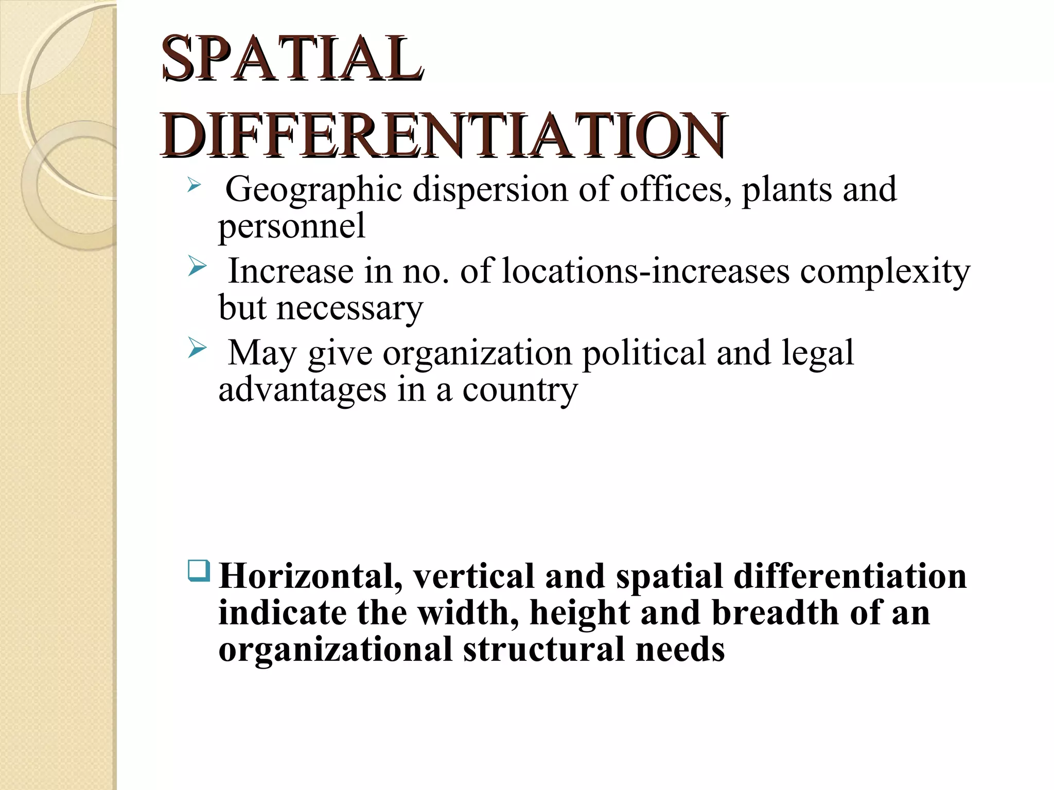 Organizational design and structure | PPT