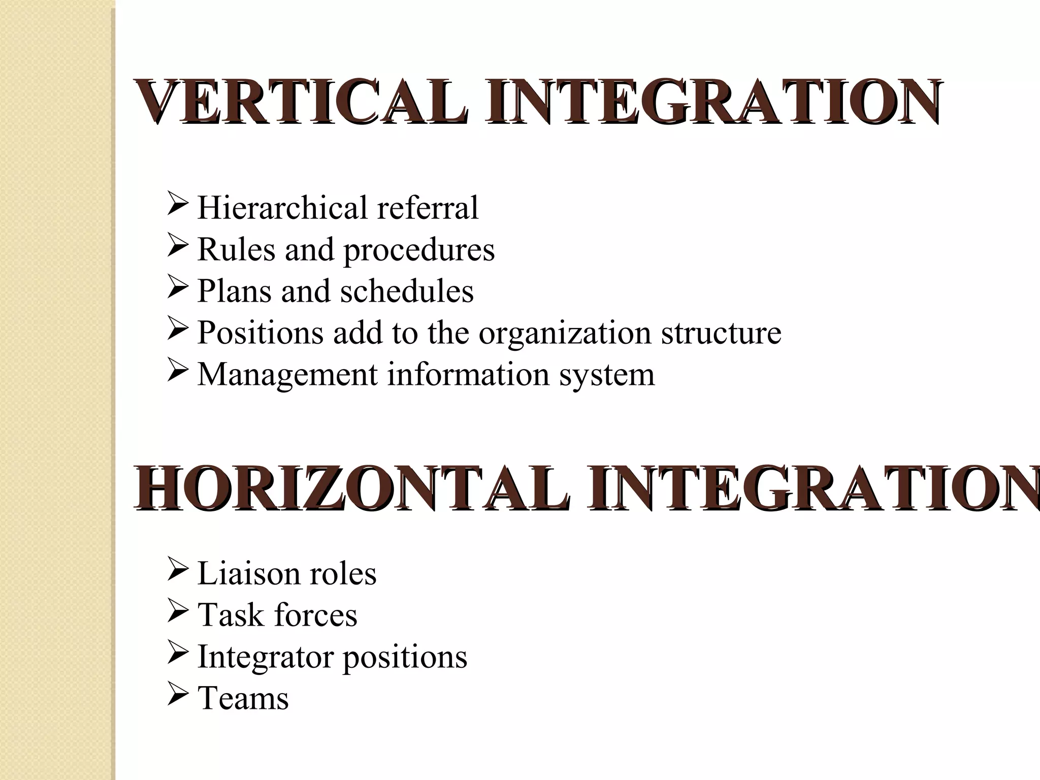 Organizational design and structure | PPT