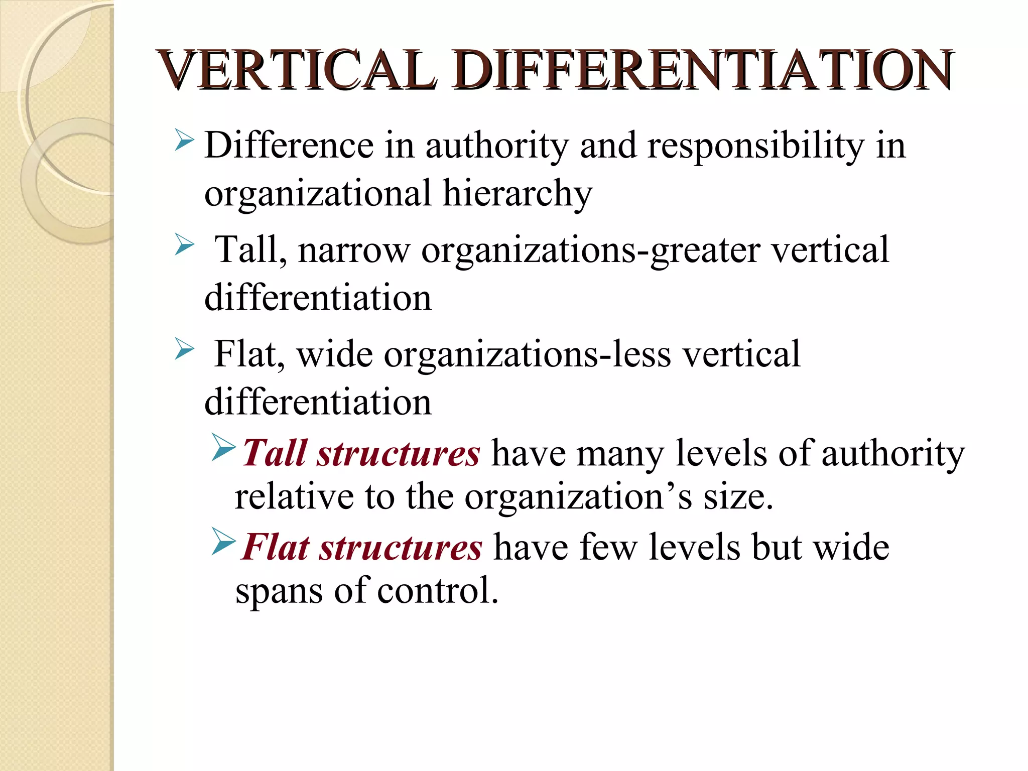 Organizational design and structure | PPT