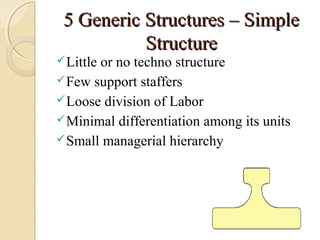 Organizational design and structure | PPT