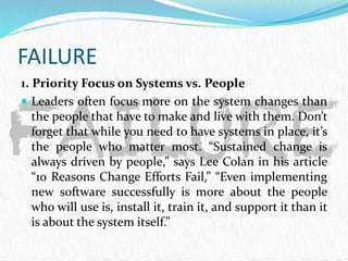 Organizational design in success and failure | PPT