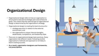 Ten Organizational Design Models to align structure and operations to ...
