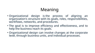 Organizational design Unit 1ppt 3rd sem.pptx