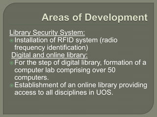 Organizational developemnet in uos library | PPT