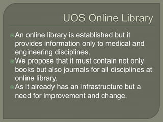 Organizational developemnet in uos library | PPT