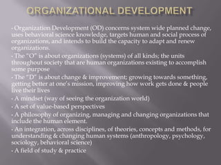 Organizational development | PPTX