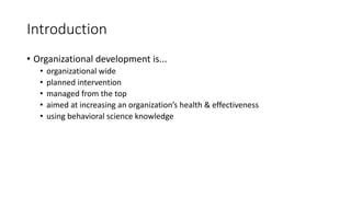 Organizational development | PPT