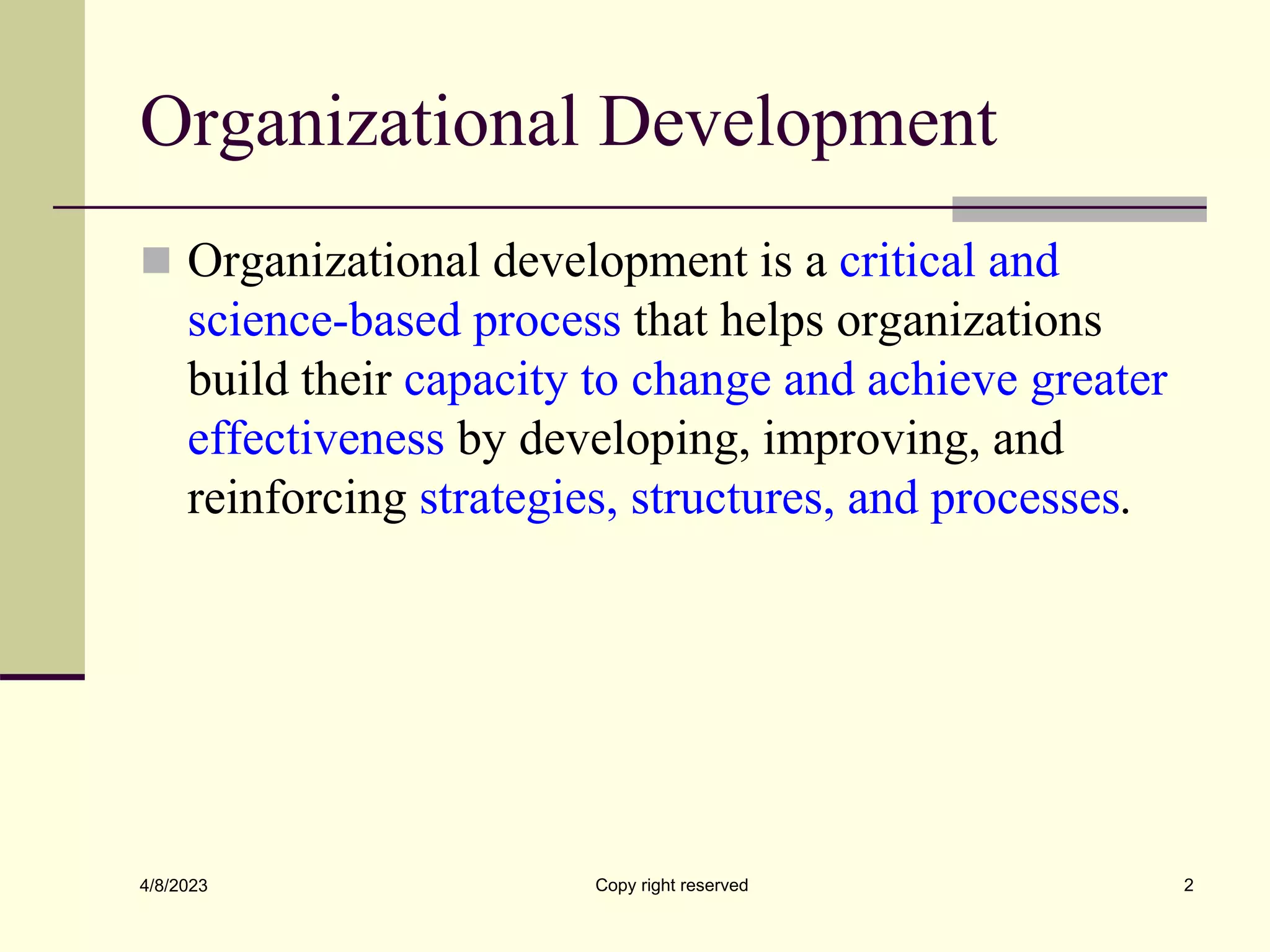Organizational development.ppt