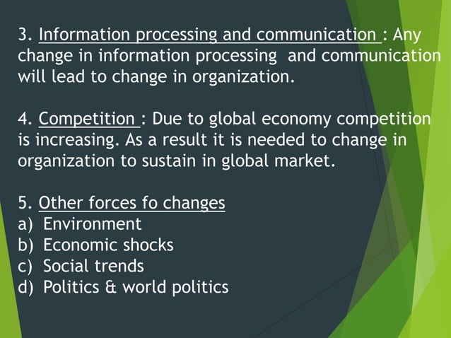 Organizational development and change | PPTX