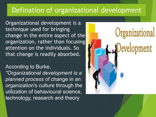 Organizational development and change | PPTX