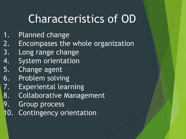 Organizational development and change | PPTX