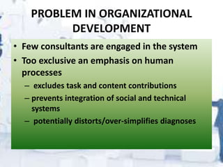 Organizational development and intervention | PPTX