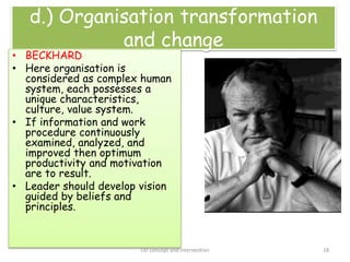 Organizational development and change | PPTX
