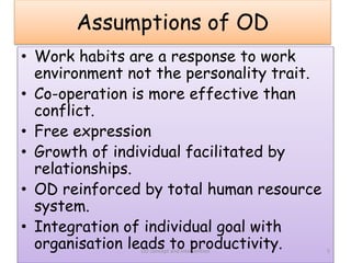 Organizational development and change | PPTX