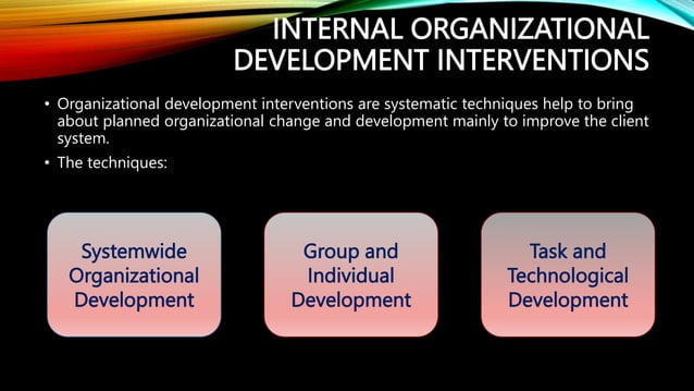 ORGANIZATIONAL DEVELOPMENT & INTERNAL STRENGTHENING STRATEGIES.pptx ...