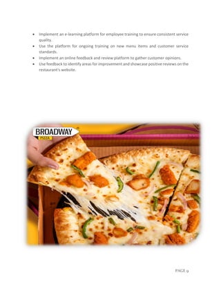 Organizational Development Intervention at Broadway Pizza final report ...