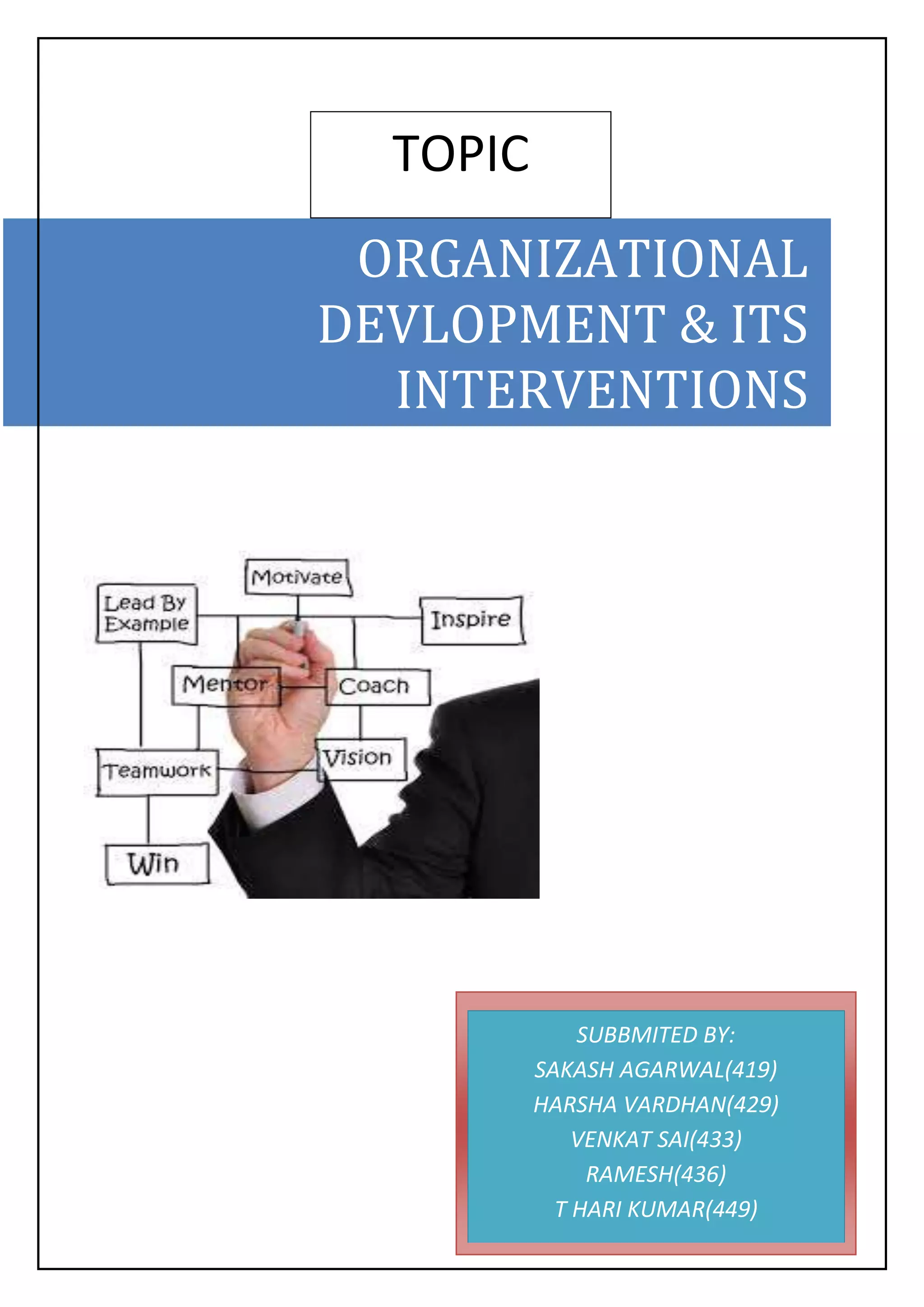Organizational development interventions | DOCX