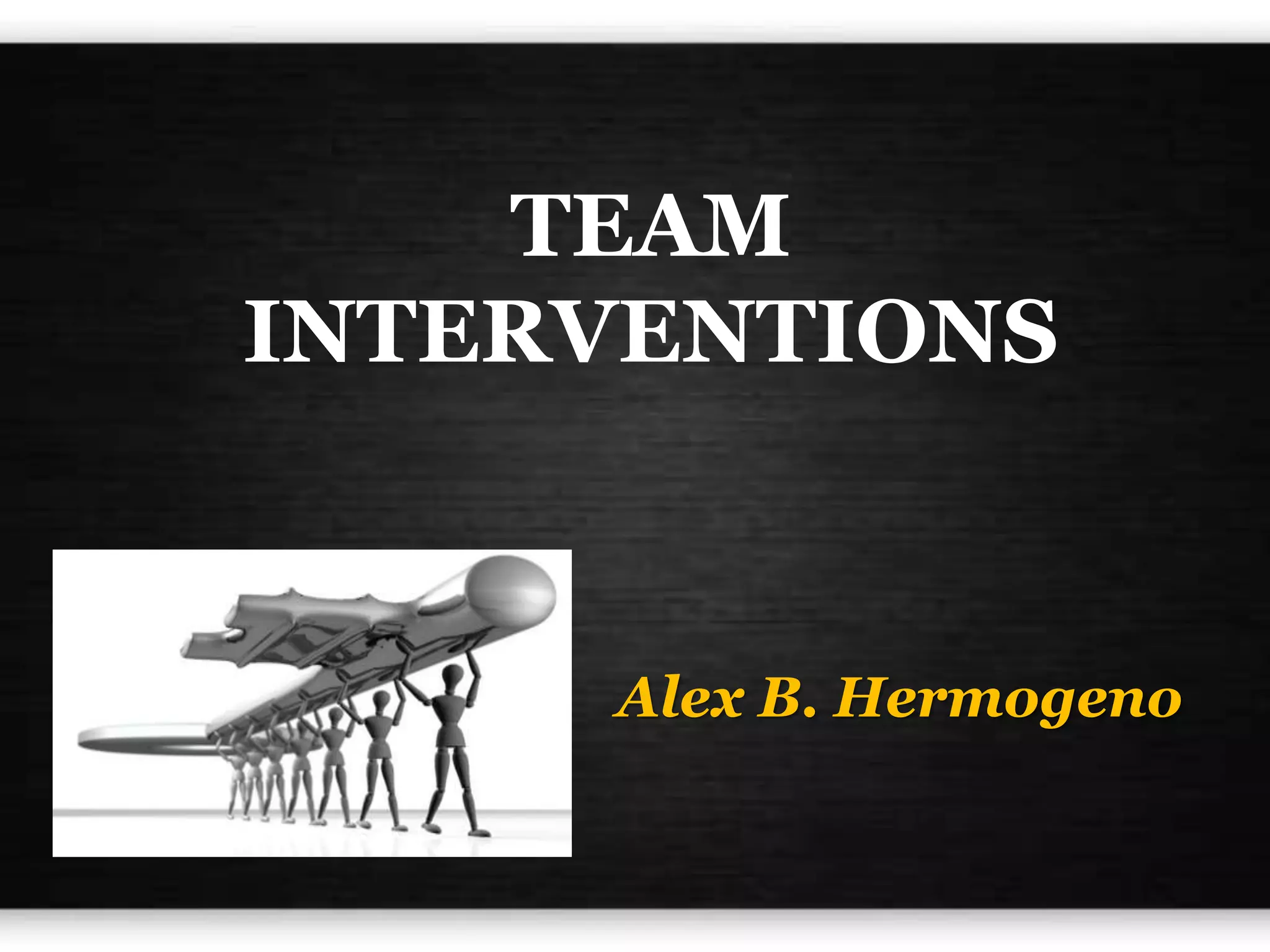 Organizational development interventions | PPTX