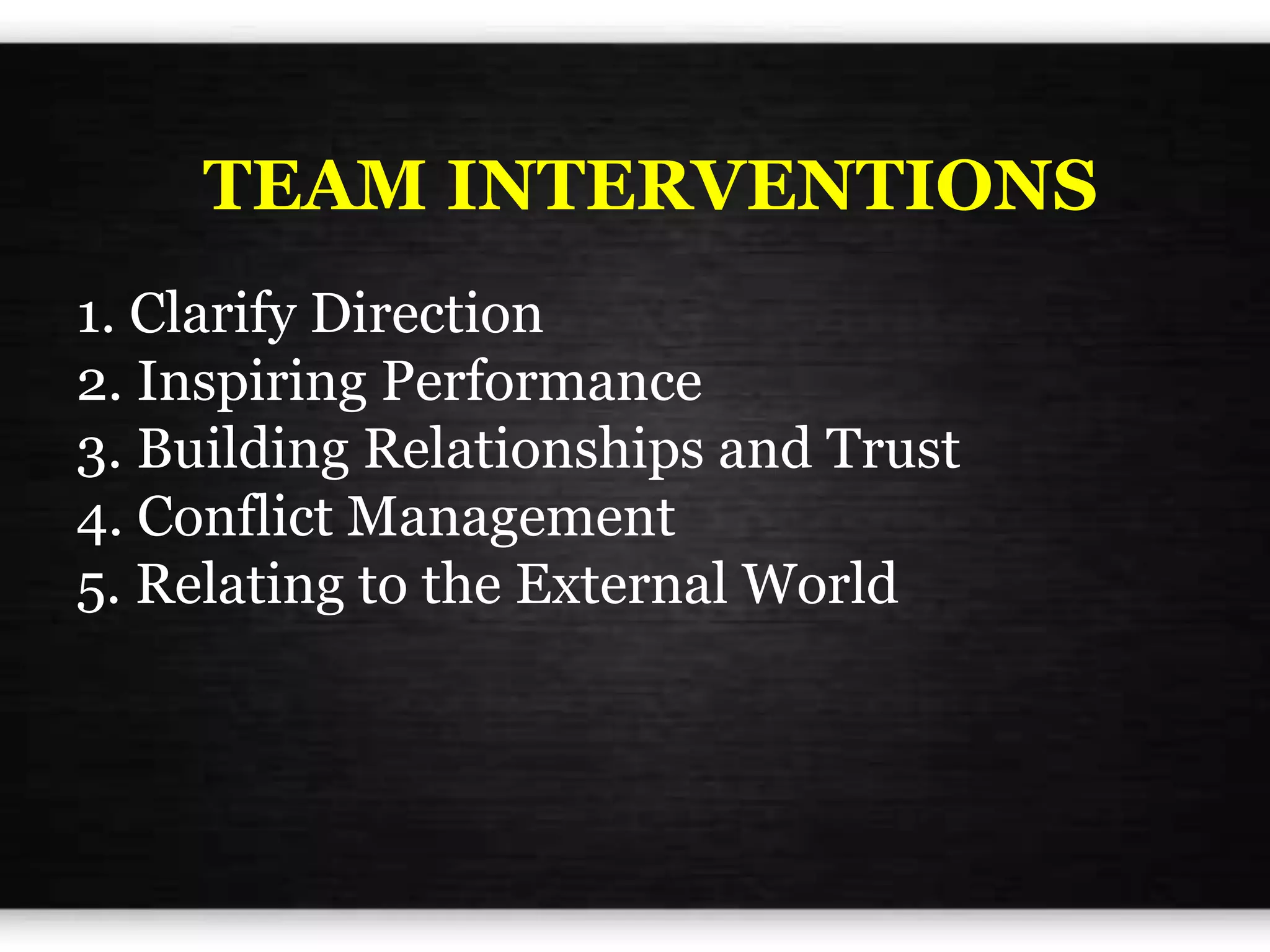Organizational development interventions | PPTX