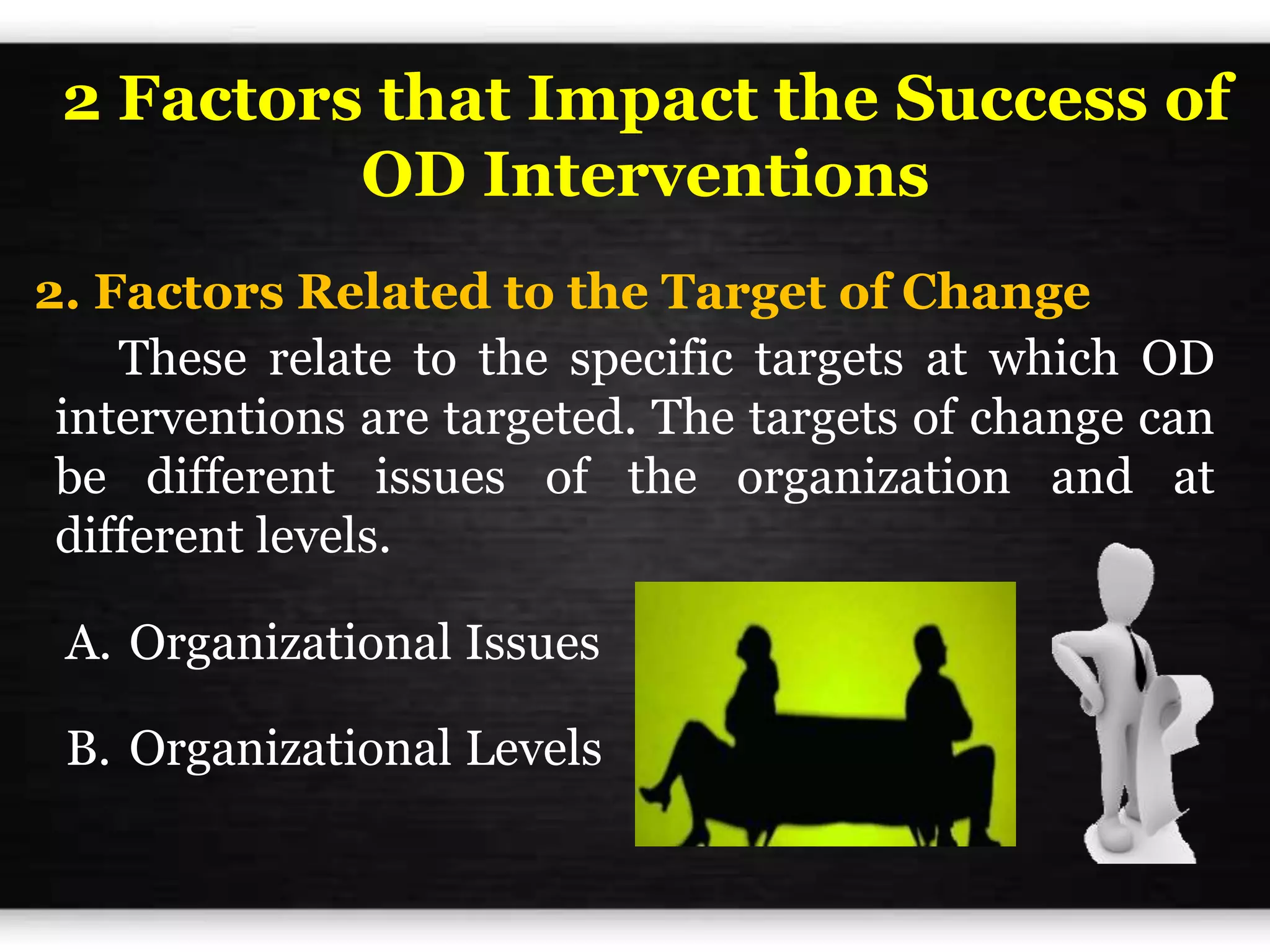 Organizational development interventions | PPTX