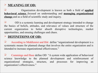 Organizational Development and effective | PPT