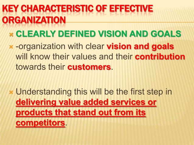 Organizational effectiveness | PPT