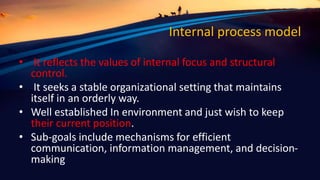 Organizational effectiveness | PPTX