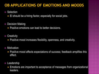 Organizational emotions | PPTX