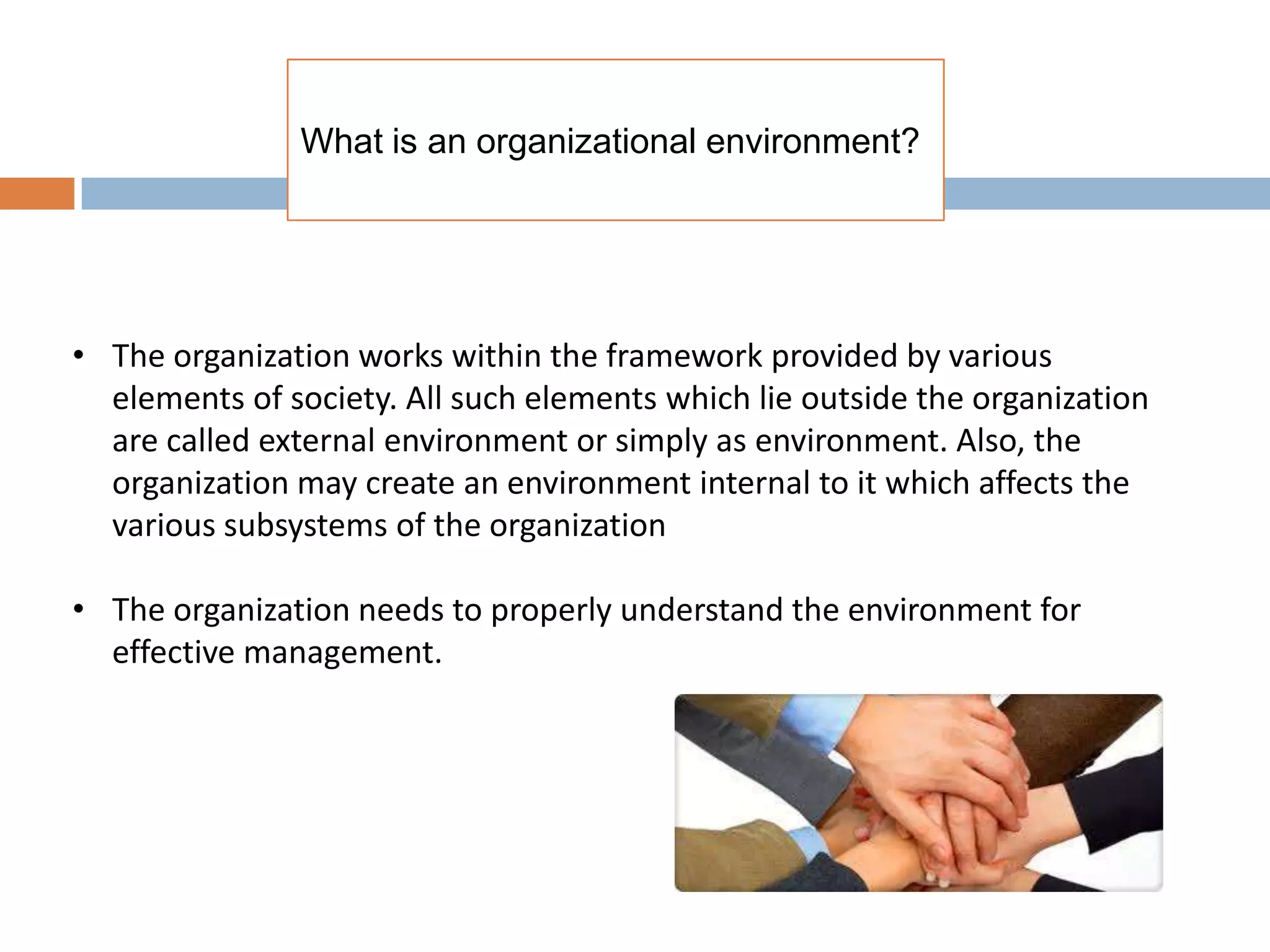 Organizational environment | PPTX