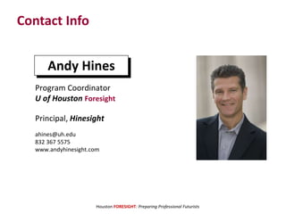 An Organizational Futurist for Integrating Foresight into Organizations ...