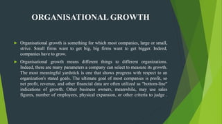 Organizational growth | PDF