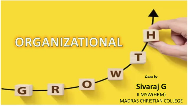 Organizational growth and Its Implications for Change | PDF | Business ...