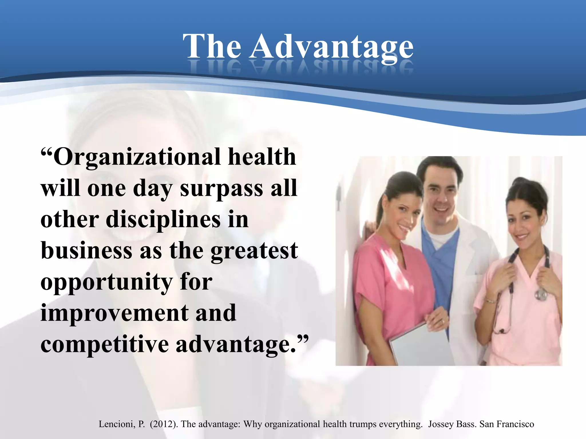 Organizational Health 2013 | PPTX