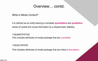 Organizational influences on Media Content - Prepared by Fiza Zia Ul ...