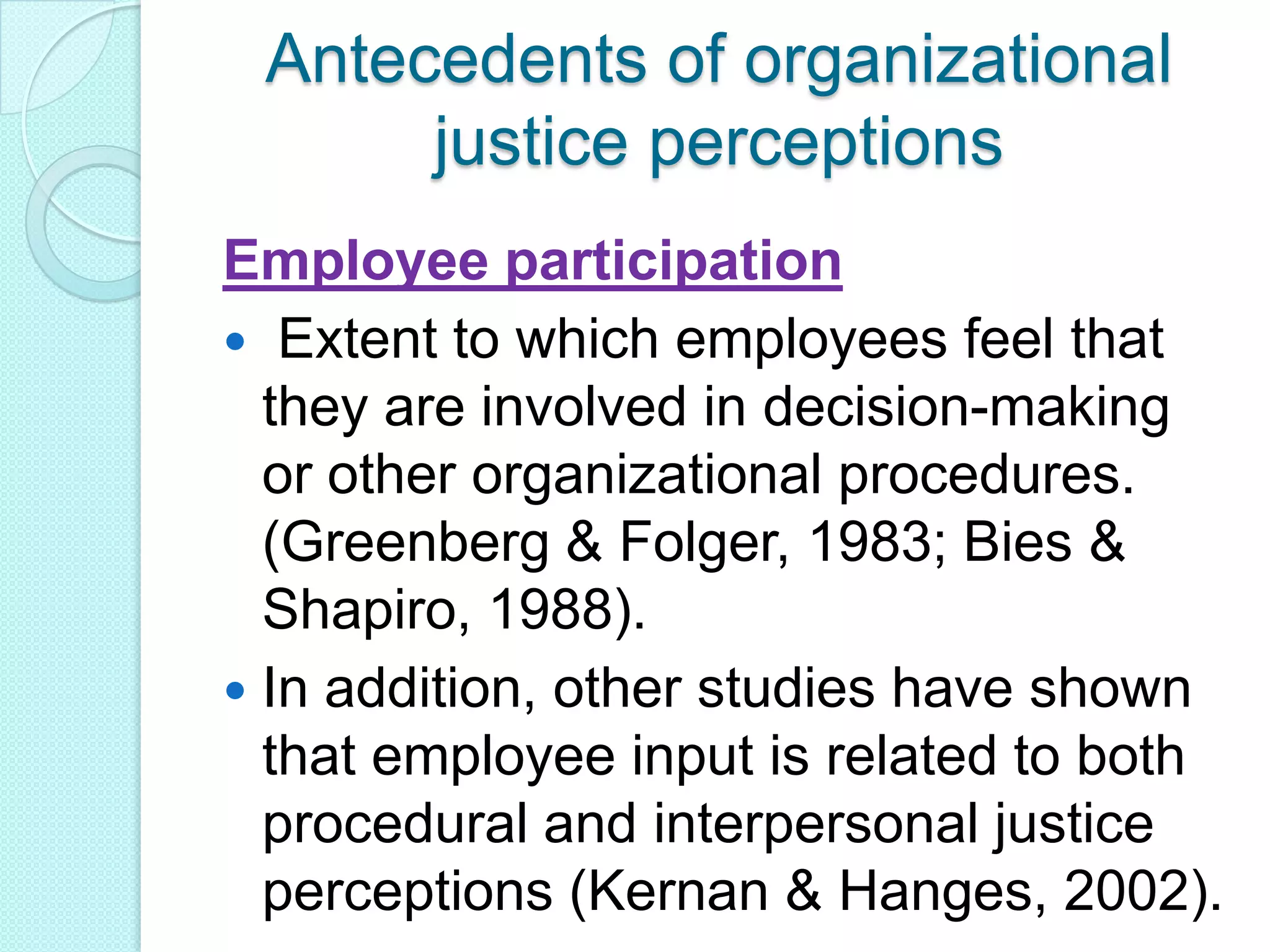 Organizational justice | PPTX