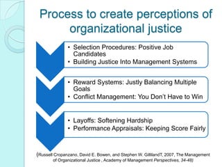 Organizational justice | PPTX