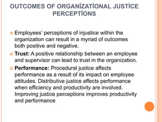 Organizational Justice | PPTX