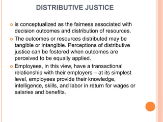 Organizational Justice | PPTX