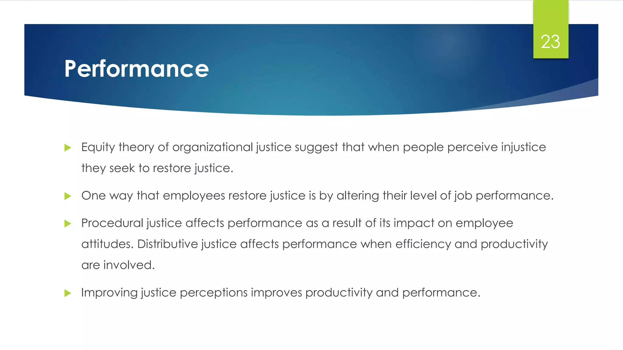Organizational justice ppt | PPTX