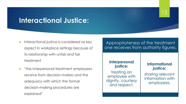 Organizational justice ppt | PPTX | Business | Business and Finance